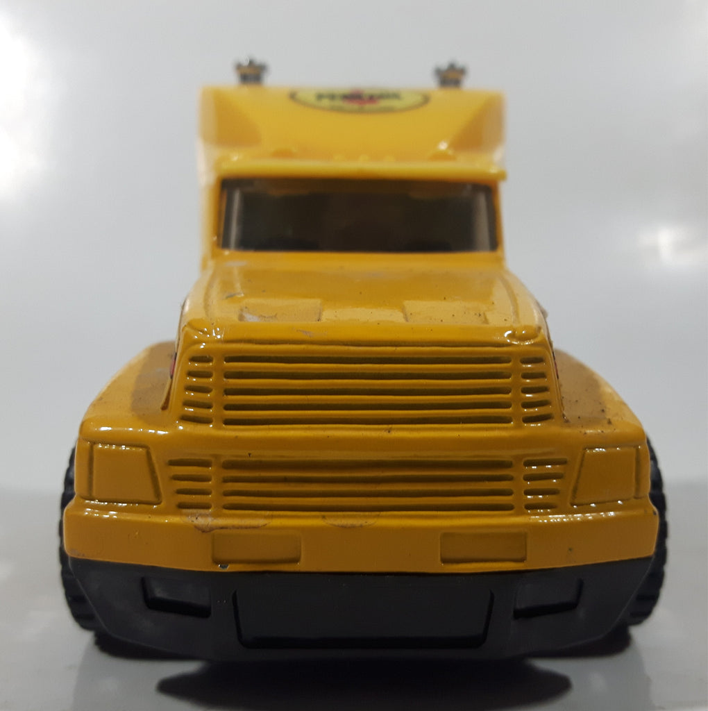 1989 Remco Semi Tractor Truck Pennzoil Yellow Die Cast Toy Car Vehicle ...