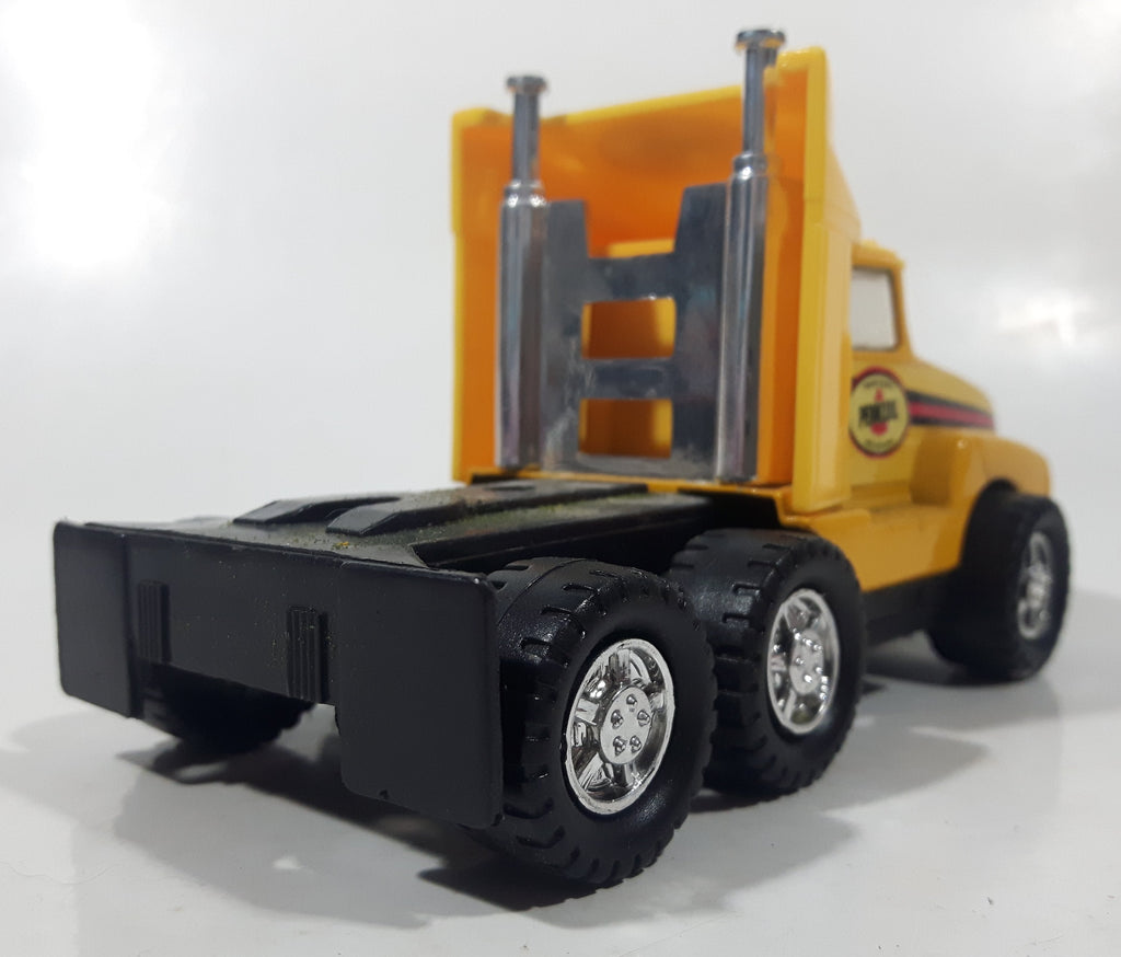 1989 Remco Semi Tractor Truck Pennzoil Yellow Die Cast Toy Car Vehicle ...