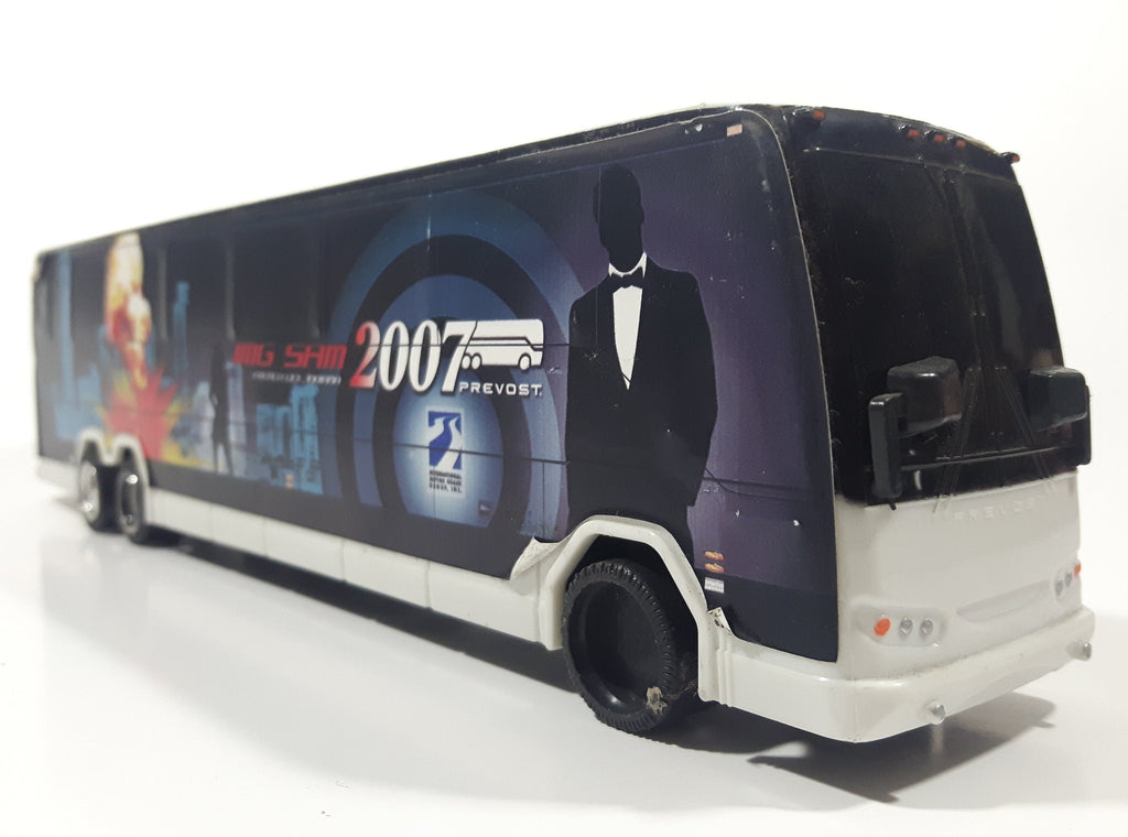 2007 IMG SAM French Lick Indiana Prevost Coach Bus White Plastic Toy C ...