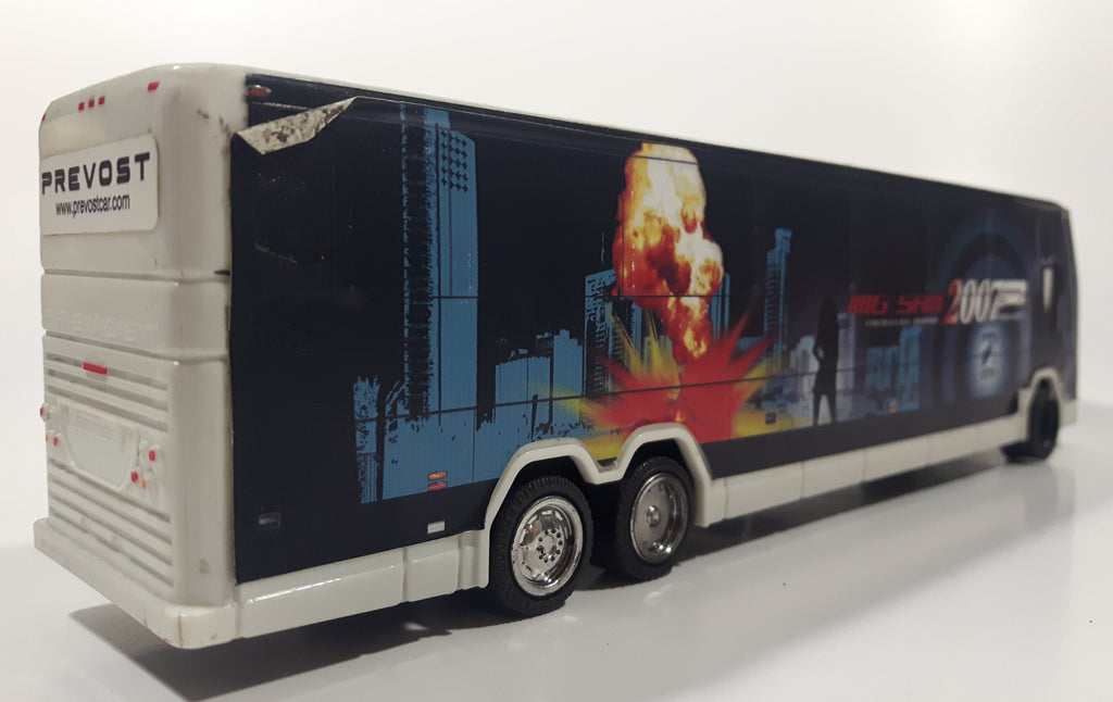 2007 IMG SAM French Lick Indiana Prevost Coach Bus White Plastic Toy C ...
