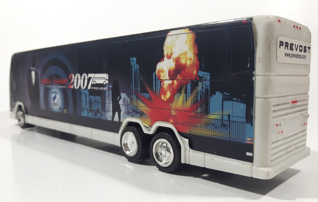 2007 IMG SAM French Lick Indiana Prevost Coach Bus White Plastic Toy C ...