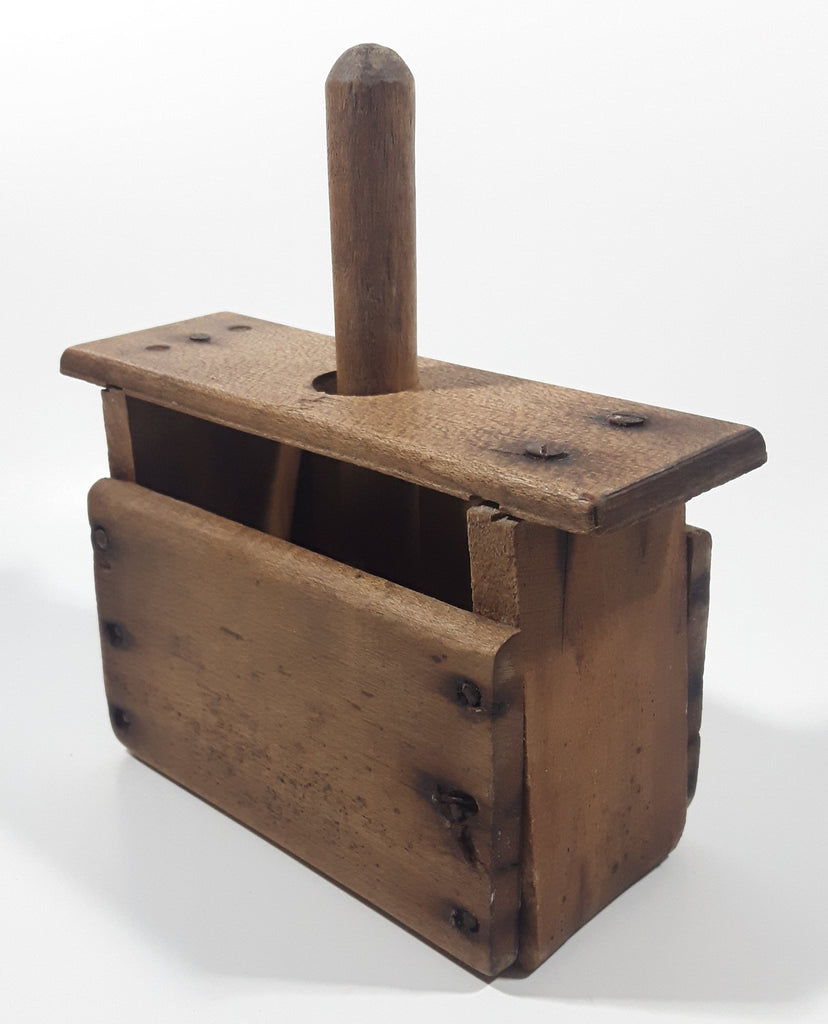 Primitive Antique Wood Butter Press Block – Treasure Valley Antiques ...