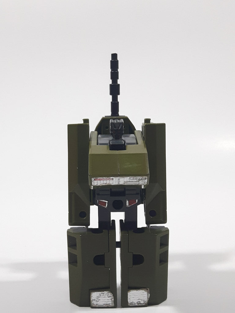 1988 Hasbro Takara Transformers G1 Brawl Deception Tank Army Green Tra ...