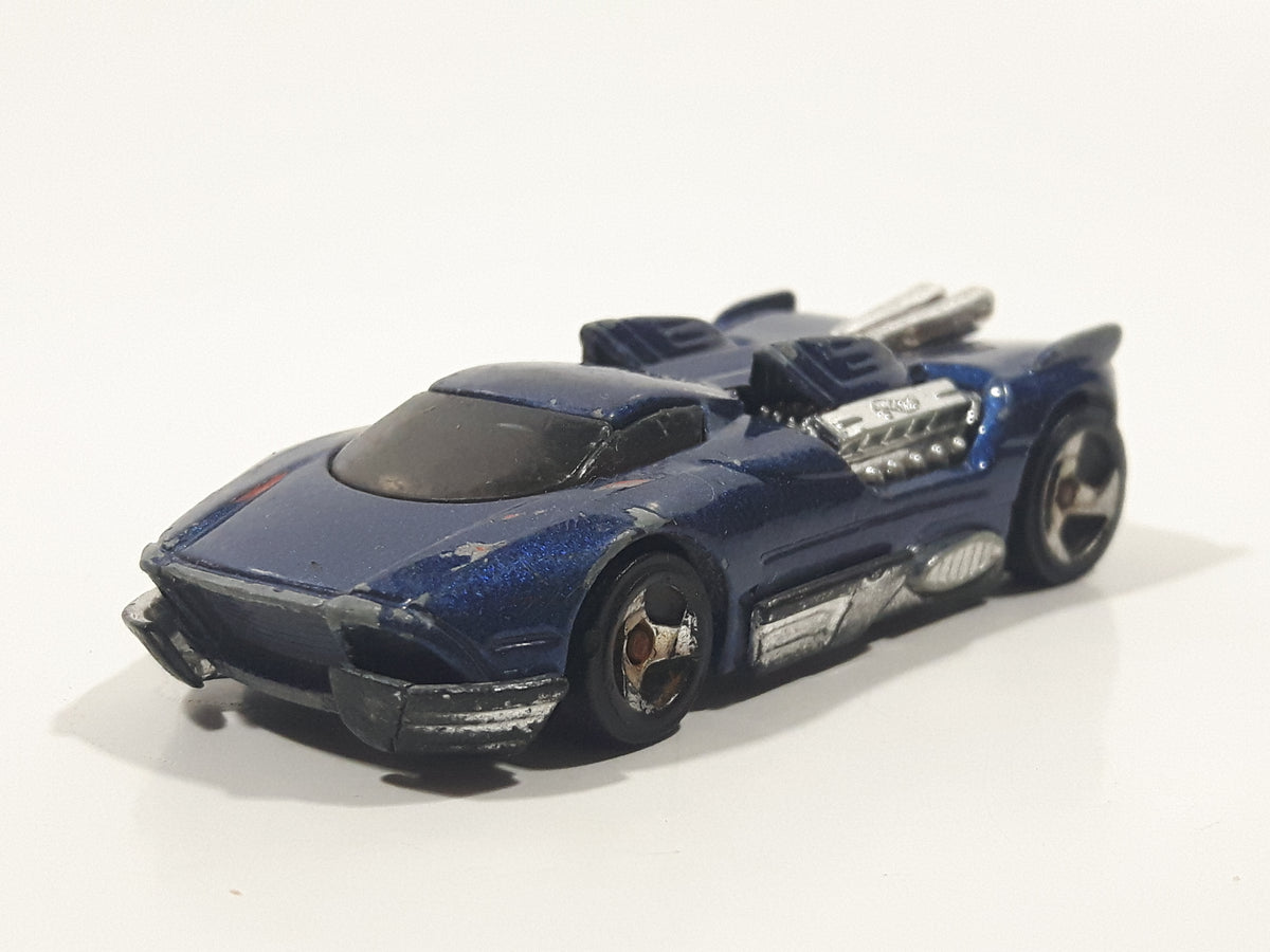 2001 Hot Wheels First Editions Maelstrom Dark Blue Die Cast Toy Car Ve ...