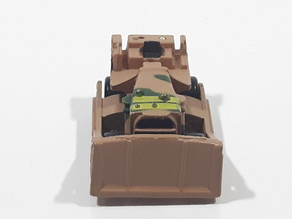 1987 Galoob Micro Machine Bull Dozer USA Military Camouflage Brown Min ...