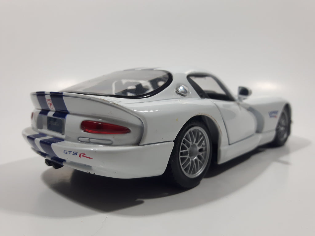 Maisto Dodge Viper GT2 White with Blue Stripes 1/24 Scale Die Cast Toy ...