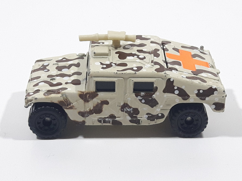 1995 Matchbox Hummer Humvee Army Camouflage Sand Beige Brown Die Cast ...