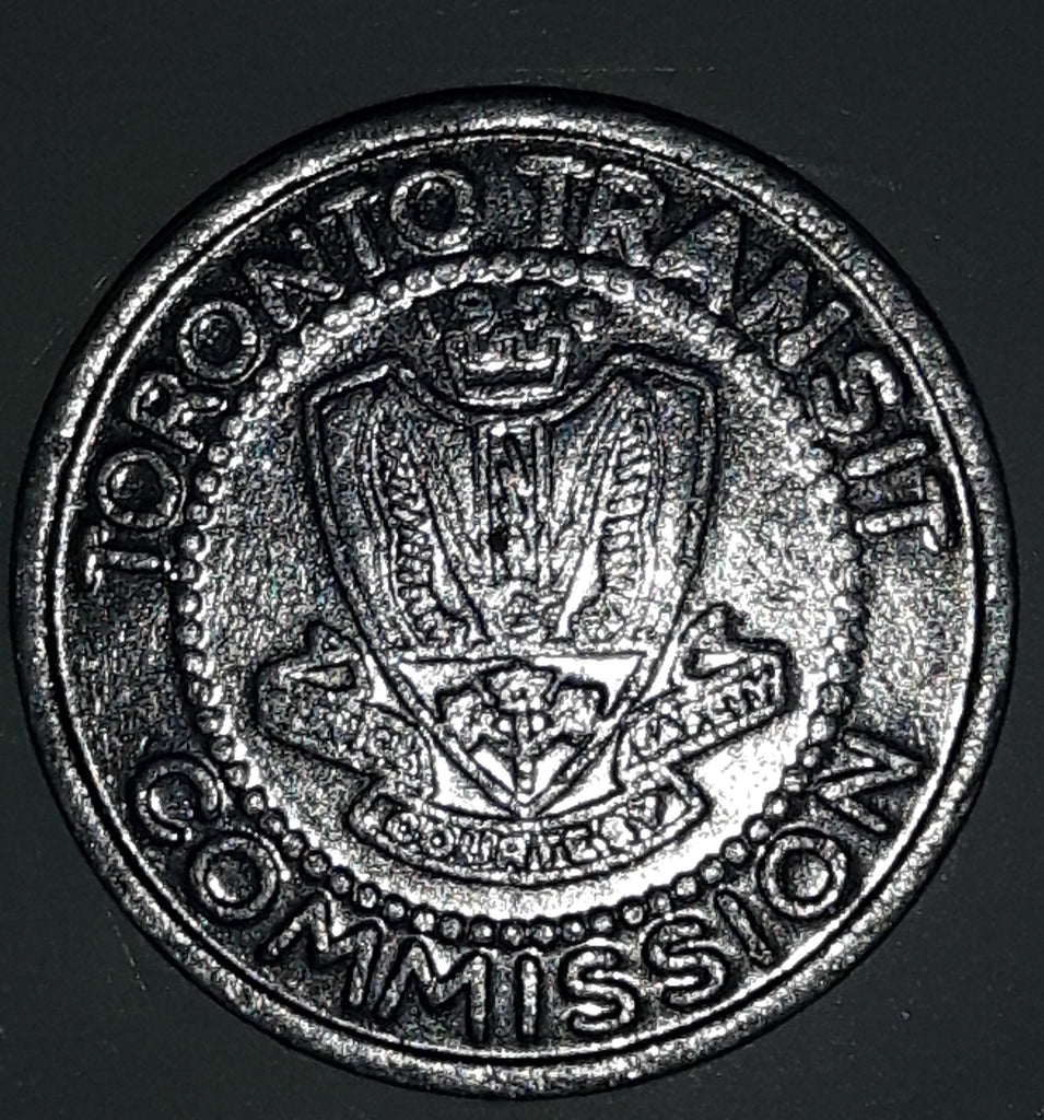 Vintage 1954 TTC Toronto Transit Commission Metal Coin Token – Treasure ...