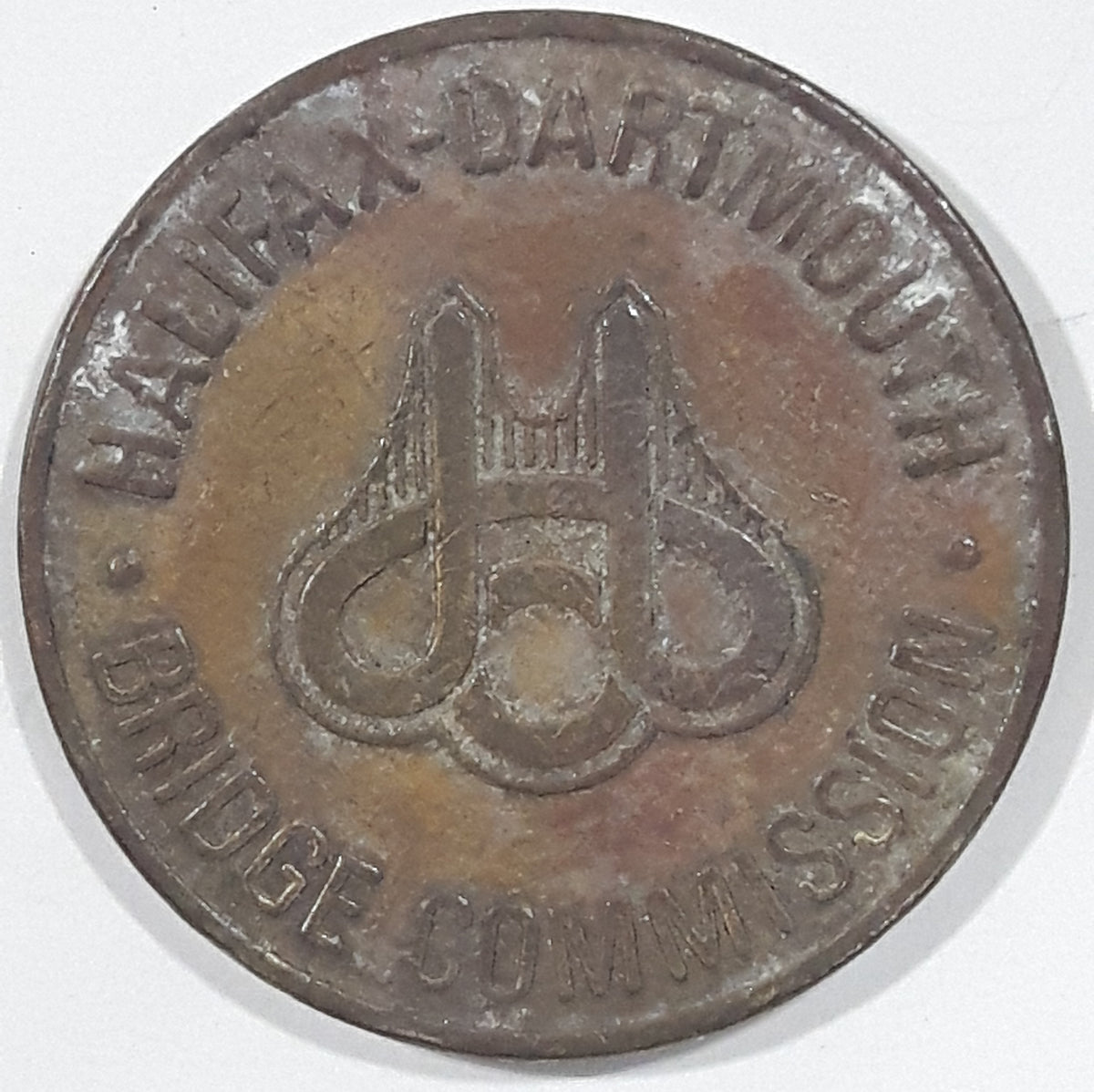 Vintage Halifax Dartmouth Bridge Commission Metal Coin Token – Treasure ...