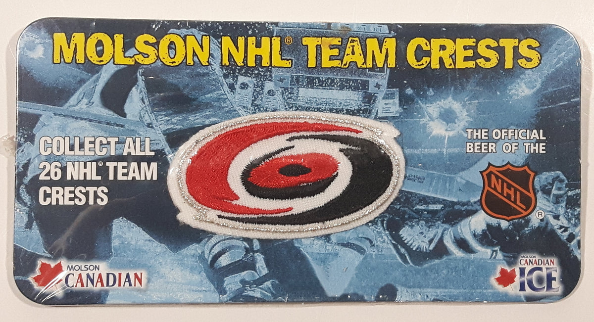 Molson NHL Team Crests Carolina Hurricanes NHL Hockey Team Logo 1 3/8 ...