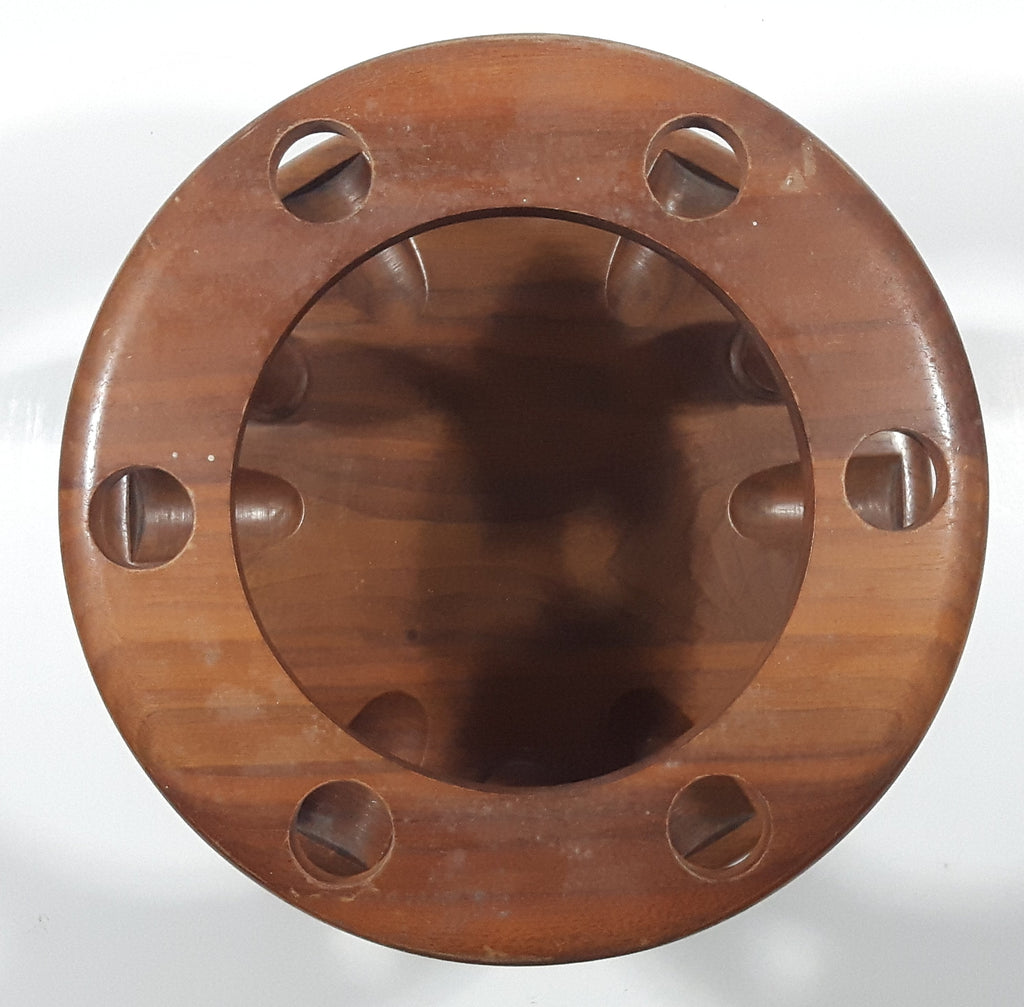 Vintage Decatur Industries Deco Genuine American Walnut Wood Humidor J ...