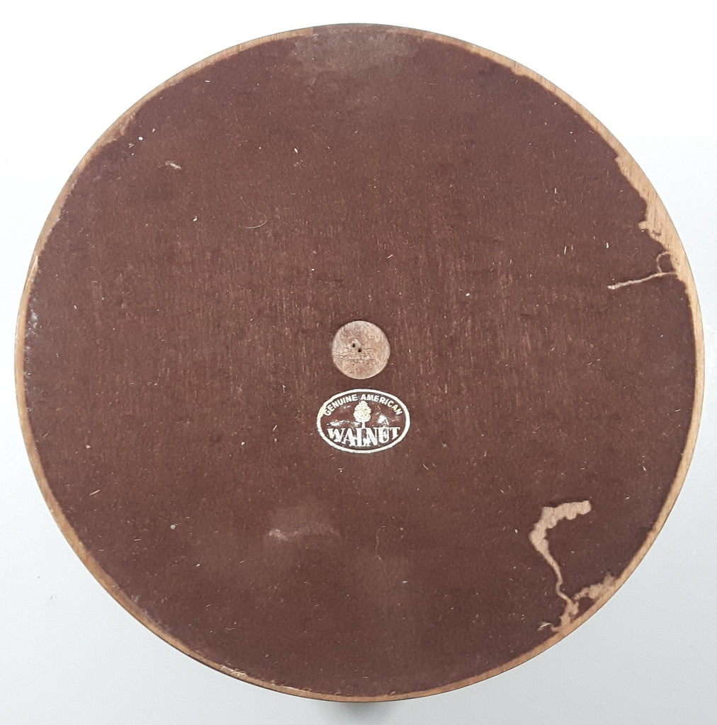 Vintage Decatur Industries Deco Genuine American Walnut Wood Humidor J ...