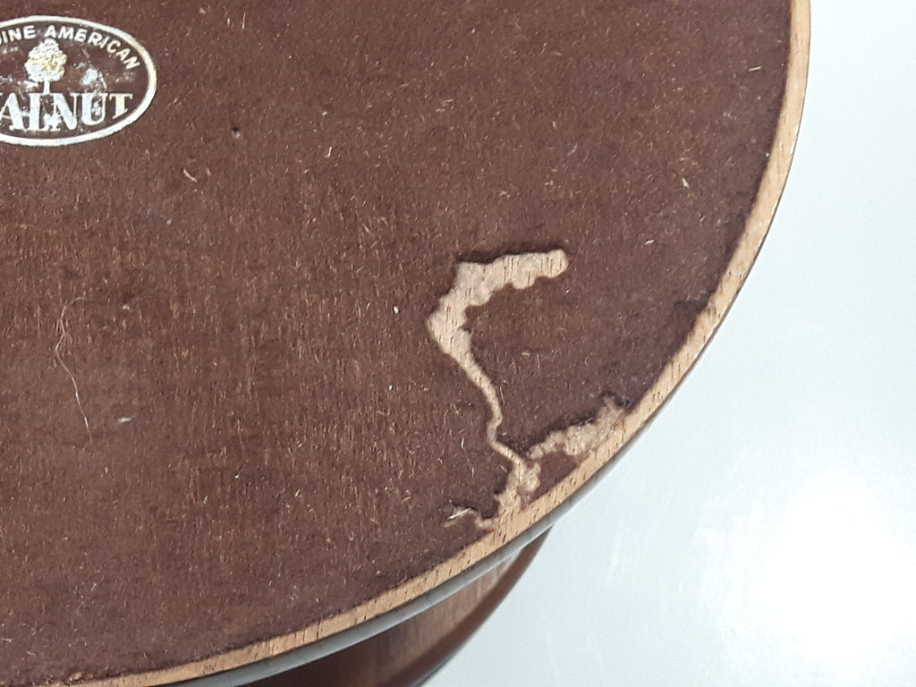 Vintage Decatur Industries Deco Genuine American Walnut Wood Humidor J ...