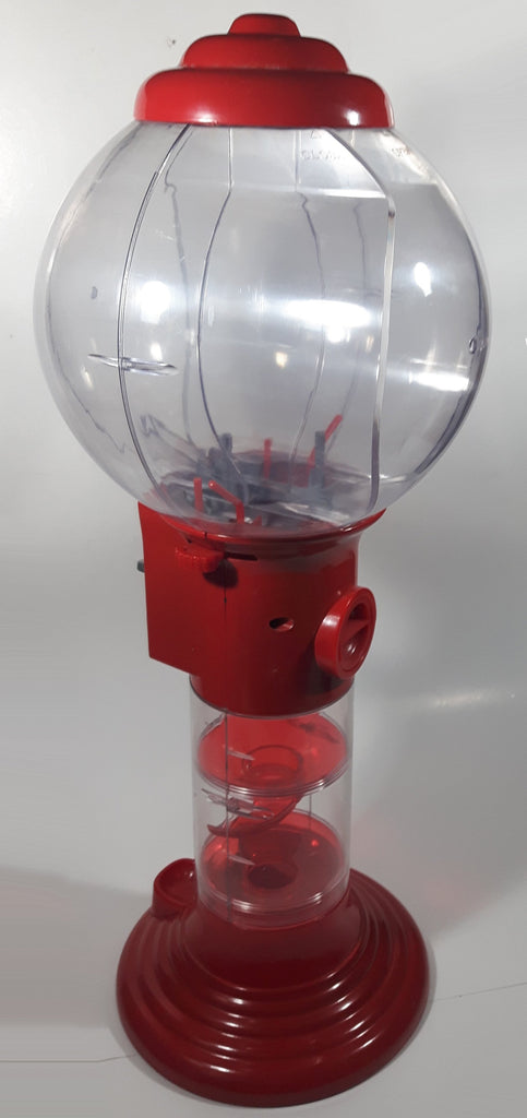 Spiraling Red Metal Plastic 19" Tall Gumball Machine – Treasure Valley ...