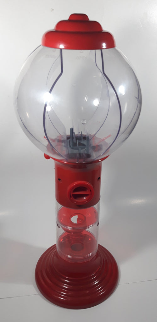 Spiraling Red Metal Plastic 19" Tall Gumball Machine – Treasure Valley ...
