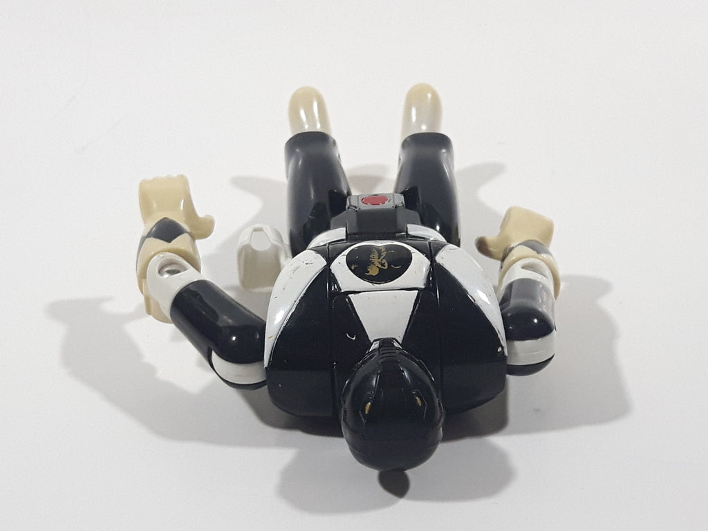 1993 Bandai Mighty Morphin' Power Rangers Flip Head Zack Taylor Black ...