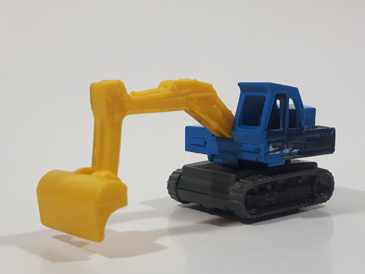 2019 Matchbox MBX Construction Atlas Excavator Blue Die Cast Toy Car C ...