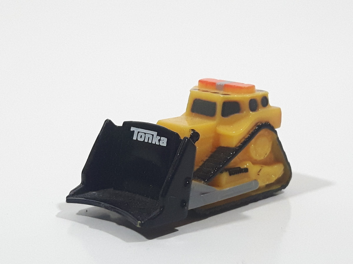 Tonka Tinys Bull Dozer Yellow Micro Miniature Die Cast Toy Constructio ...