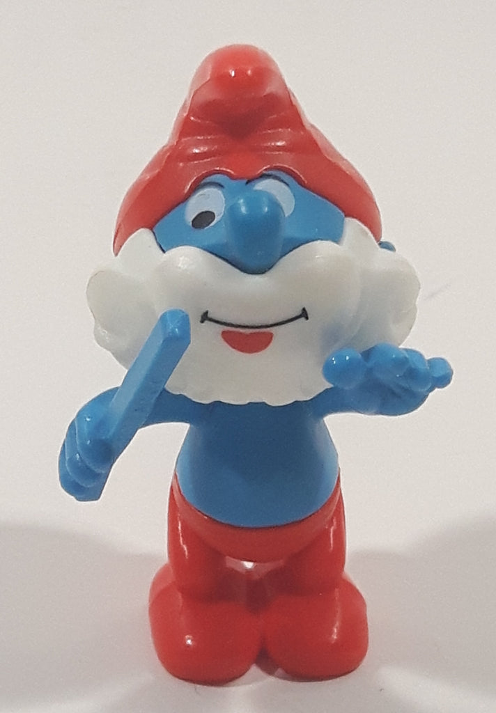 1996 Kinder Surprise Smurf Conductor 2" Tall Plastic Toy Figure ...