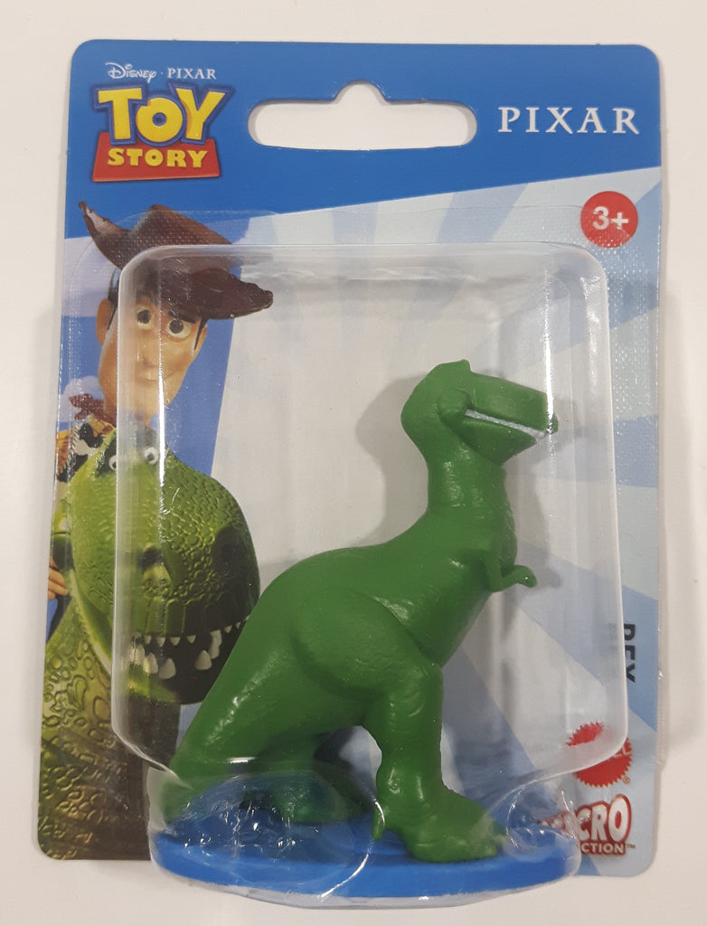 2020 Mattel Disney Pixar Toy Story Micro Action Rex 2 1/2" Tall Toy Fi ...