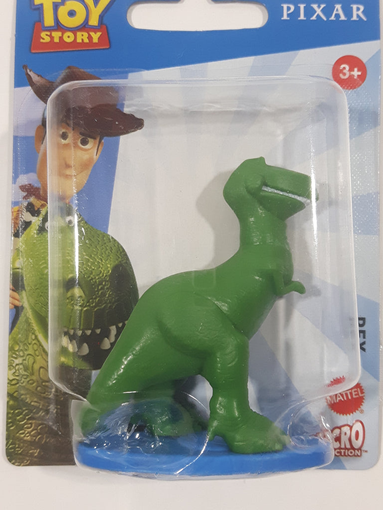 2020 Mattel Disney Pixar Toy Story Micro Action Rex 2 1/2" Tall Toy Fi ...