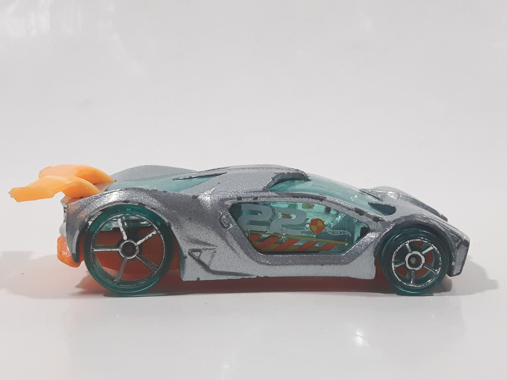 2013 Hot Wheels Road Rockets Impavido 1 Silver Die Cast Toy Car Vehicl ...