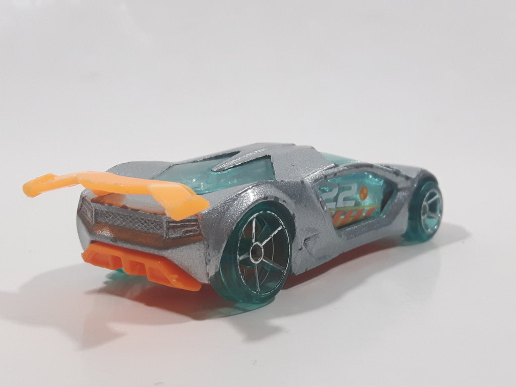 2013 Hot Wheels Road Rockets Impavido 1 Silver Die Cast Toy Car Vehicl ...