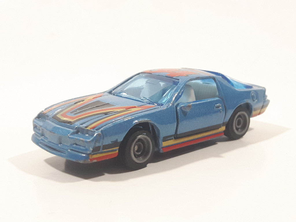 1982 Kidco Lock-Ups Chevrolet Camaro Z-28 Blue Die Cast Toy Car Vehicl ...