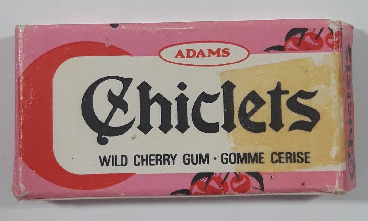 Vintage Adams Chiclets Wild Cherry Gum Box EMPTY – Treasure Valley ...