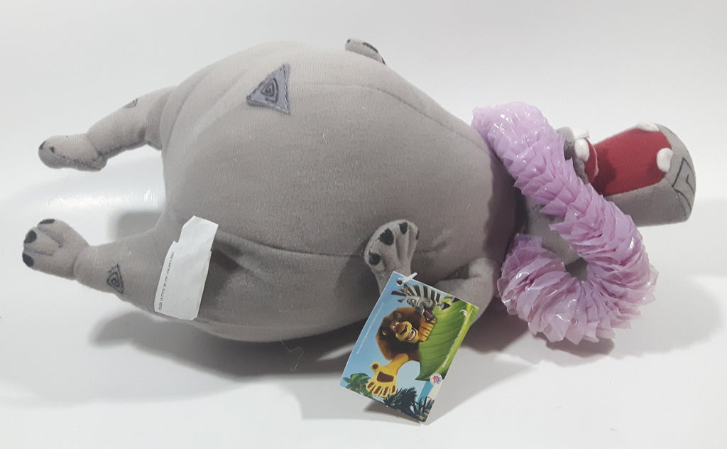 2004 Nanco Dreamworks Madagascar Gloria The Hippopotamus 13" Tall Stuf ...
