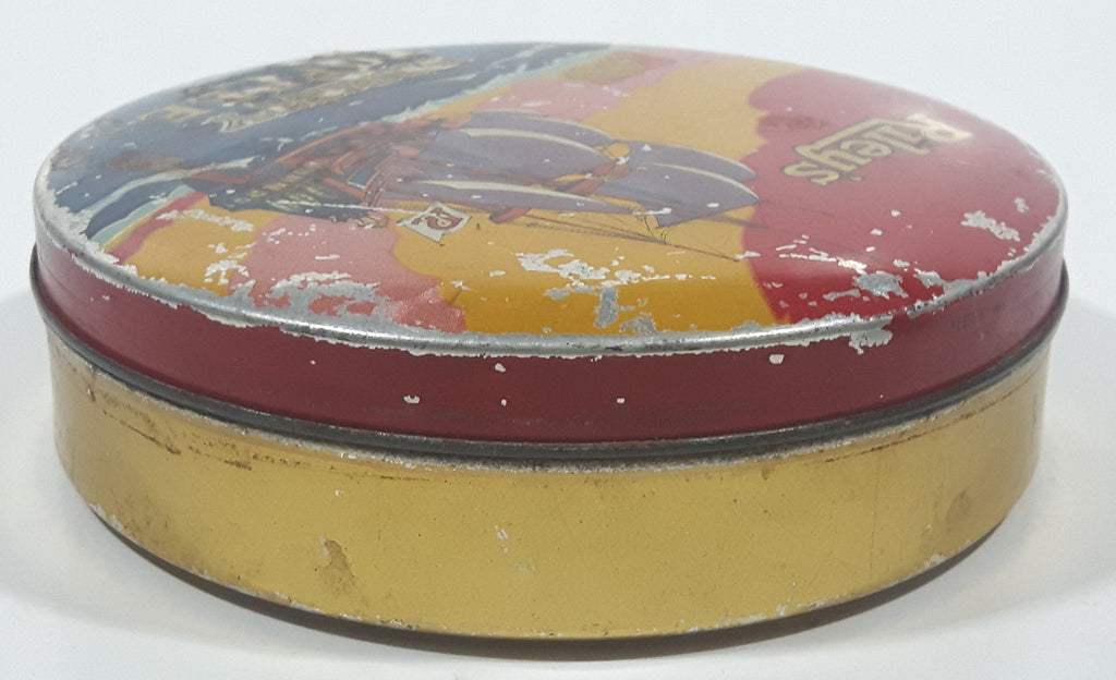 Vintage 1950s Riley's Variety Toffee Galleon Ship Boat Themed 5" Round ...