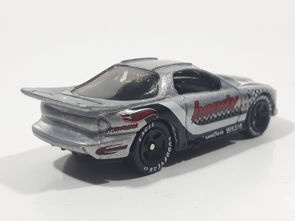 2001 Hot Wheels Pontiac IROC Firebird Silver Die Cast Toy Race Car Veh ...