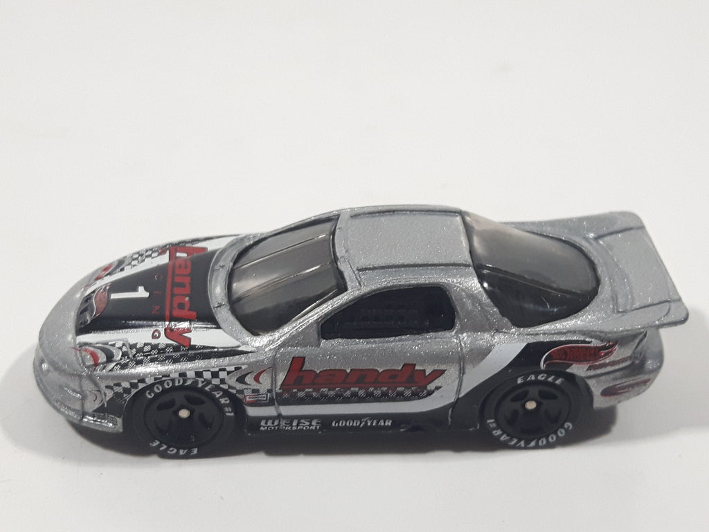2001 Hot Wheels Pontiac IROC Firebird Silver Die Cast Toy Race Car Veh ...
