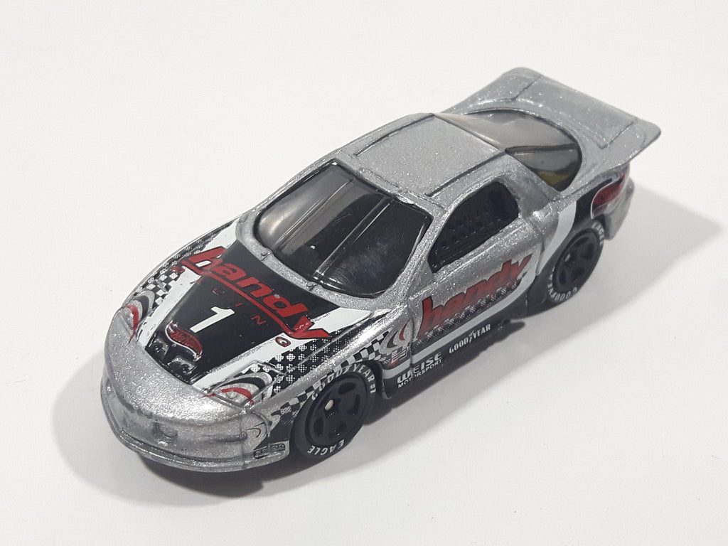 2001 Hot Wheels Pontiac IROC Firebird Silver Die Cast Toy Race Car Veh ...
