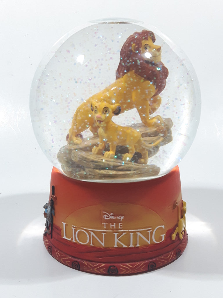 Hallmark Disney The Lion King Simba Musafa 5 1/4" Tall Resin Snow Glob ...