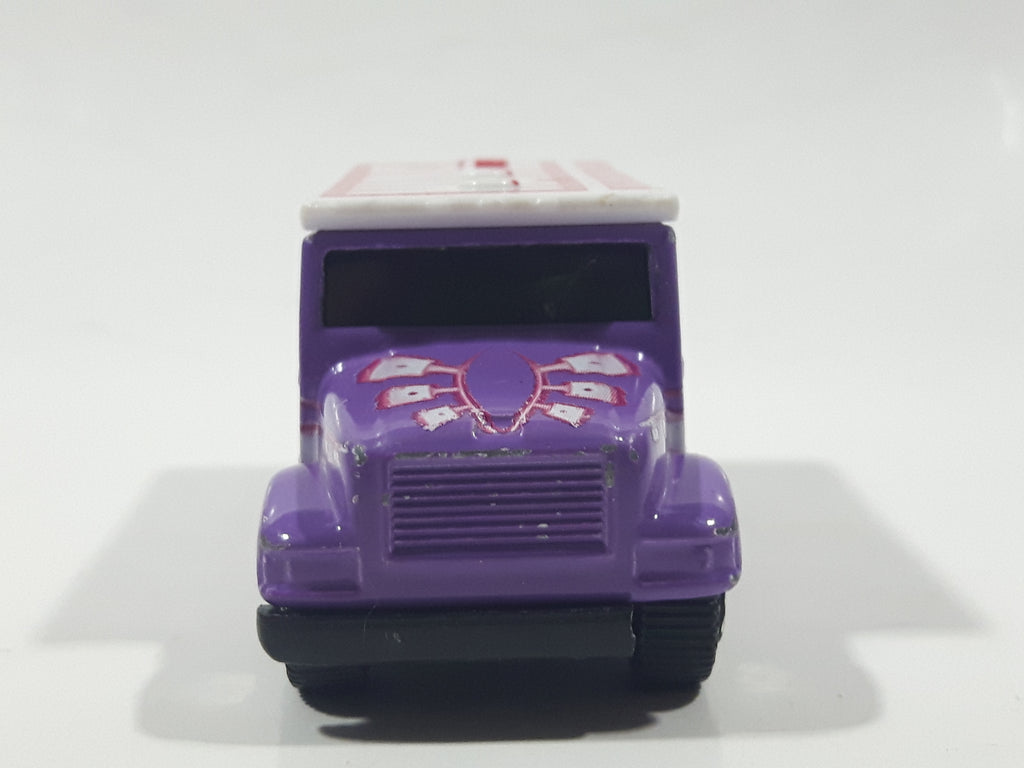2002 Maisto Marvel Gambit Armored Van Truck Purple with White Roof Die ...