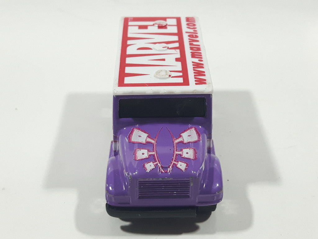 2002 Maisto Marvel Gambit Armored Van Truck Purple with White Roof Die ...