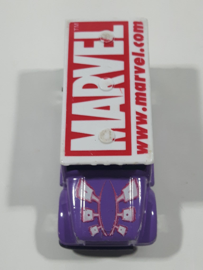 2002 Maisto Marvel Gambit Armored Van Truck Purple with White Roof Die ...
