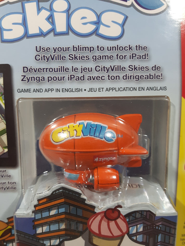 2012 Zynga CityVille Skies Game Blimp Plastic Toy New in Package ...