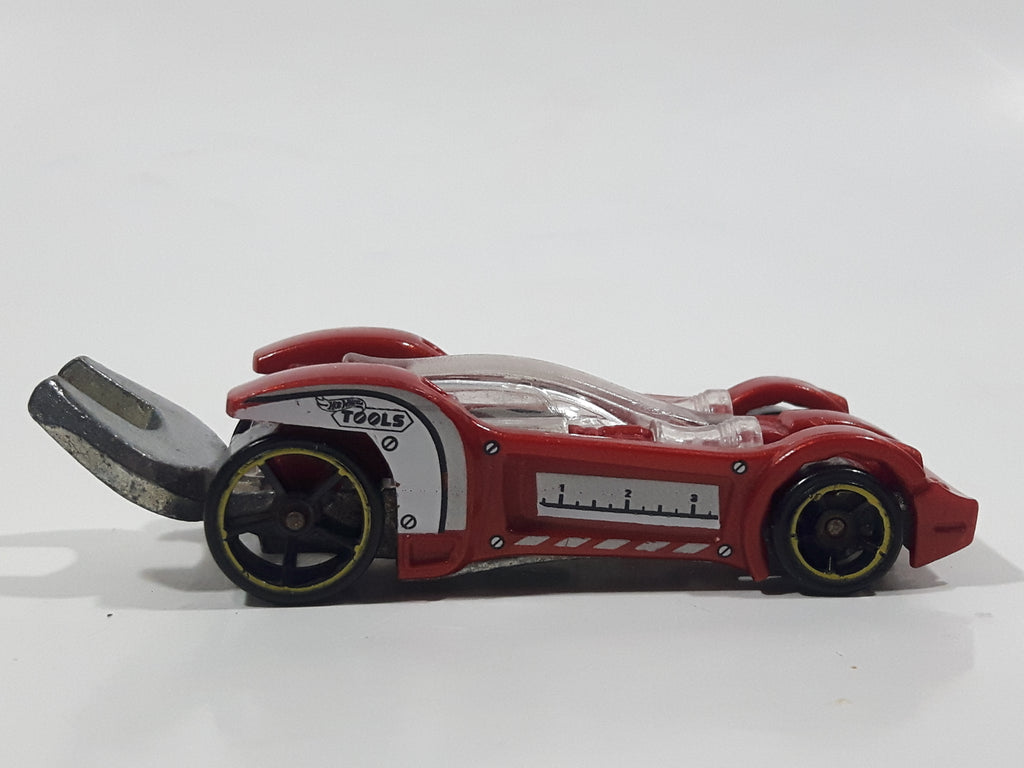 2017 Hot Wheels Experimotors Tooligan Satin Red Die Cast Toy Tool Wren ...