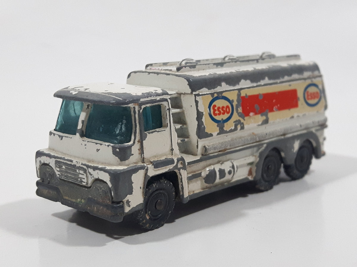 Vintage 1960s Husky Models Tanker Esso White Die Cast Toy Car Vehicle ...