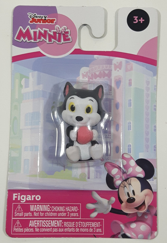 2021 Just Play Disney Junior Minnie Mouse Figaro 1 7/8" Tall Toy Figur ...
