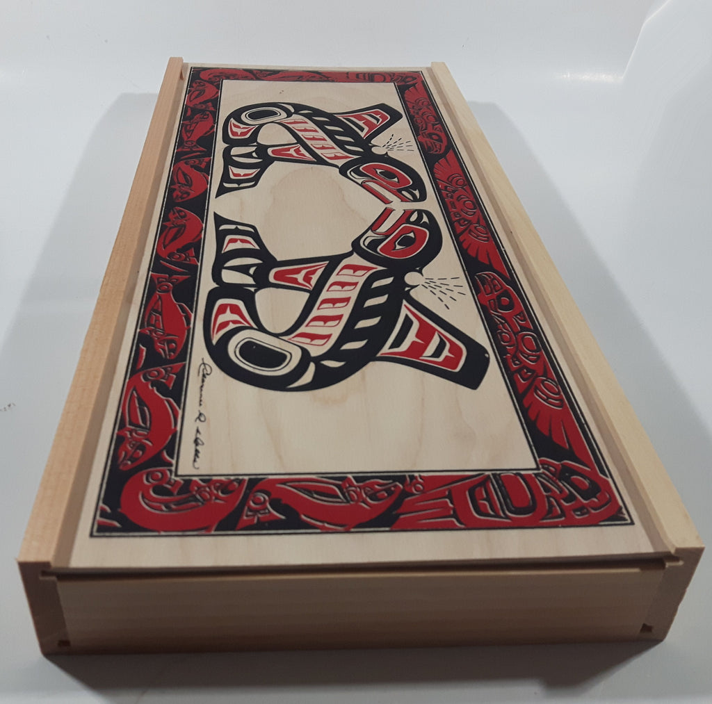 Vintage Clarence A. Wells Port Simpson, B.C. Aboriginal Art Wood Box w – Treasure Valley ...