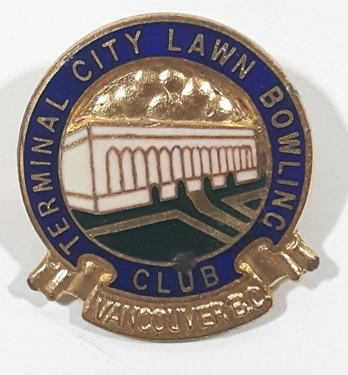 Terminal City Lawn Bowling Club Vancouver B.C. Enamel Metal Lapel Pin ...