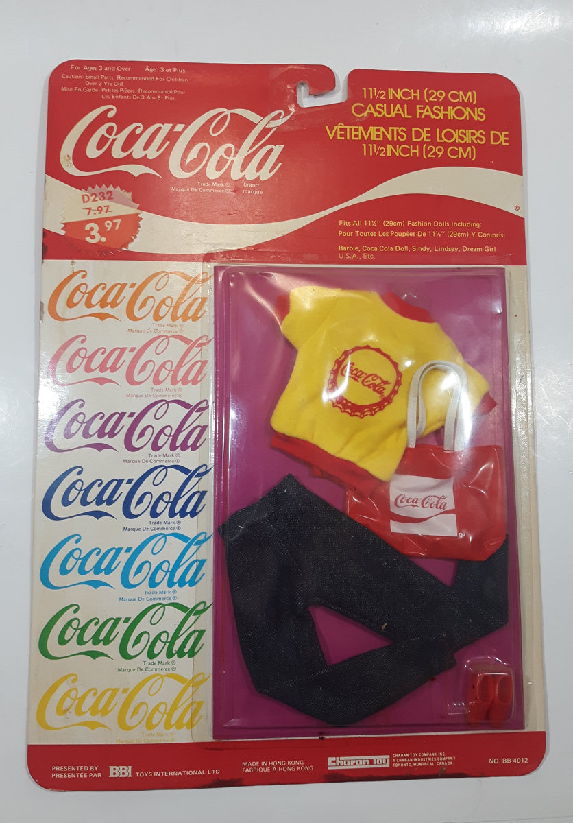 Vintage BBI Toys Charan Toy Company Coca Cola Brand Doll Fashions No ...