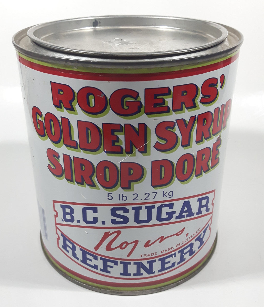 Vintage Rogers Syrup Golden Sugar Vancouver, B.C. Sugar Refinery 5lb 2 ...
