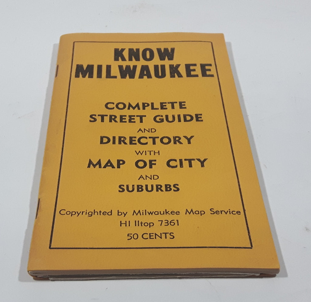 1949 Milwaukee Map Service Know Milwaukee Complete Street Guide And Di – Treasure Valley ...
