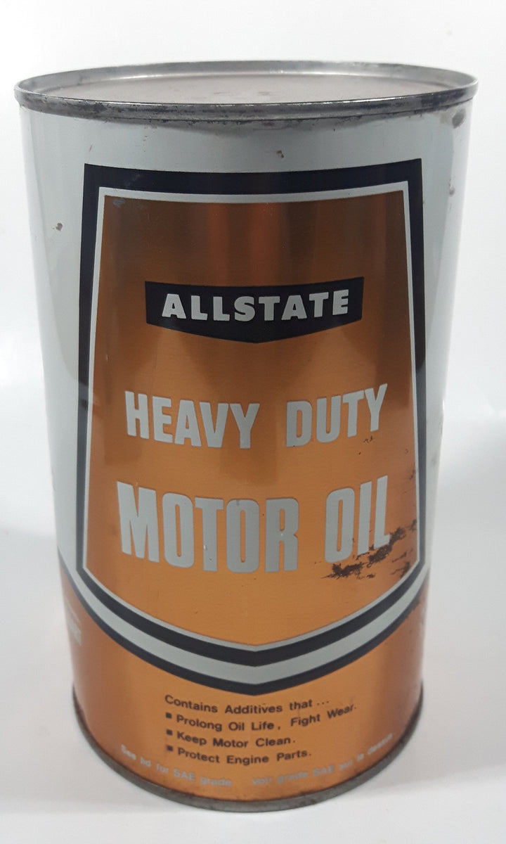 Vintage Simpsons Sears Allstate Heavy Duty Motor Oil 1 Quart SAE 30 Go ...
