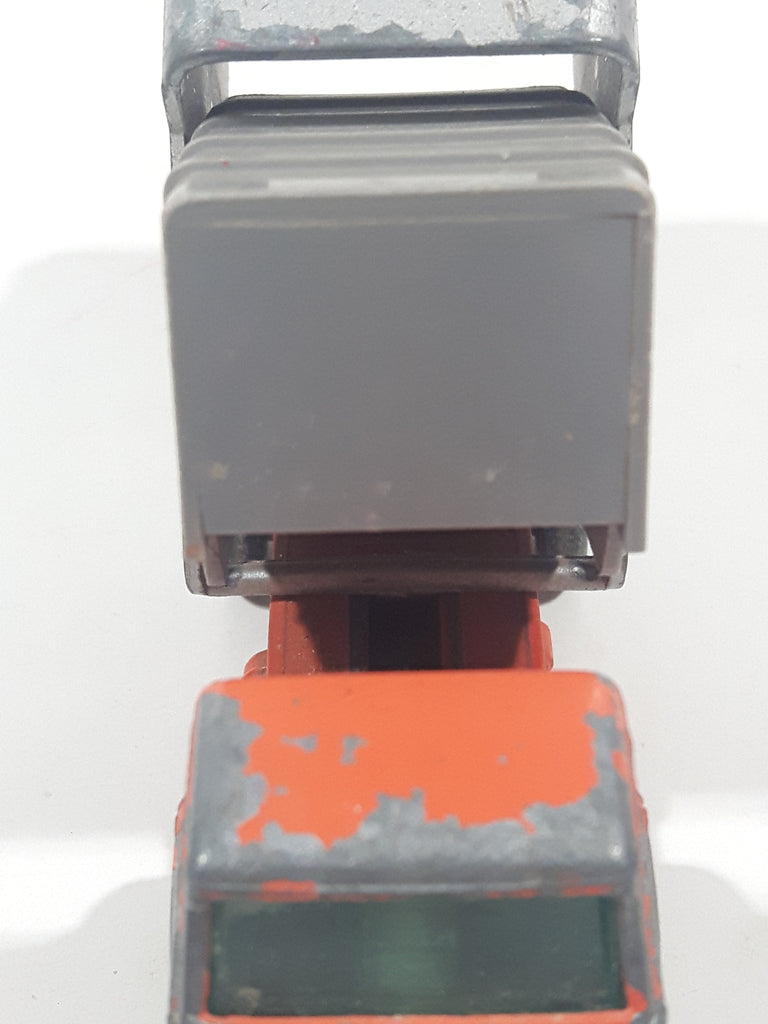 Vintage 1970 Lesney Matchbox Series No. 7 Refuse Truck Orange and Grey ...