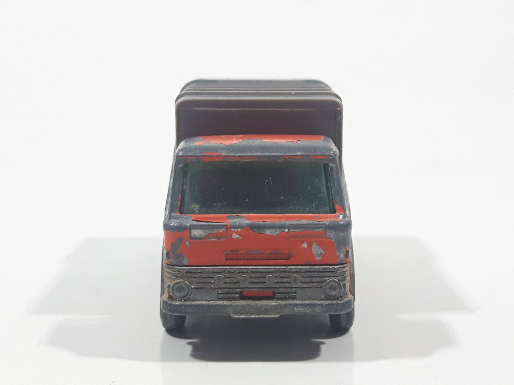Vintage 1970 Lesney Matchbox Series No. 7 Refuse Truck Orange and Grey ...